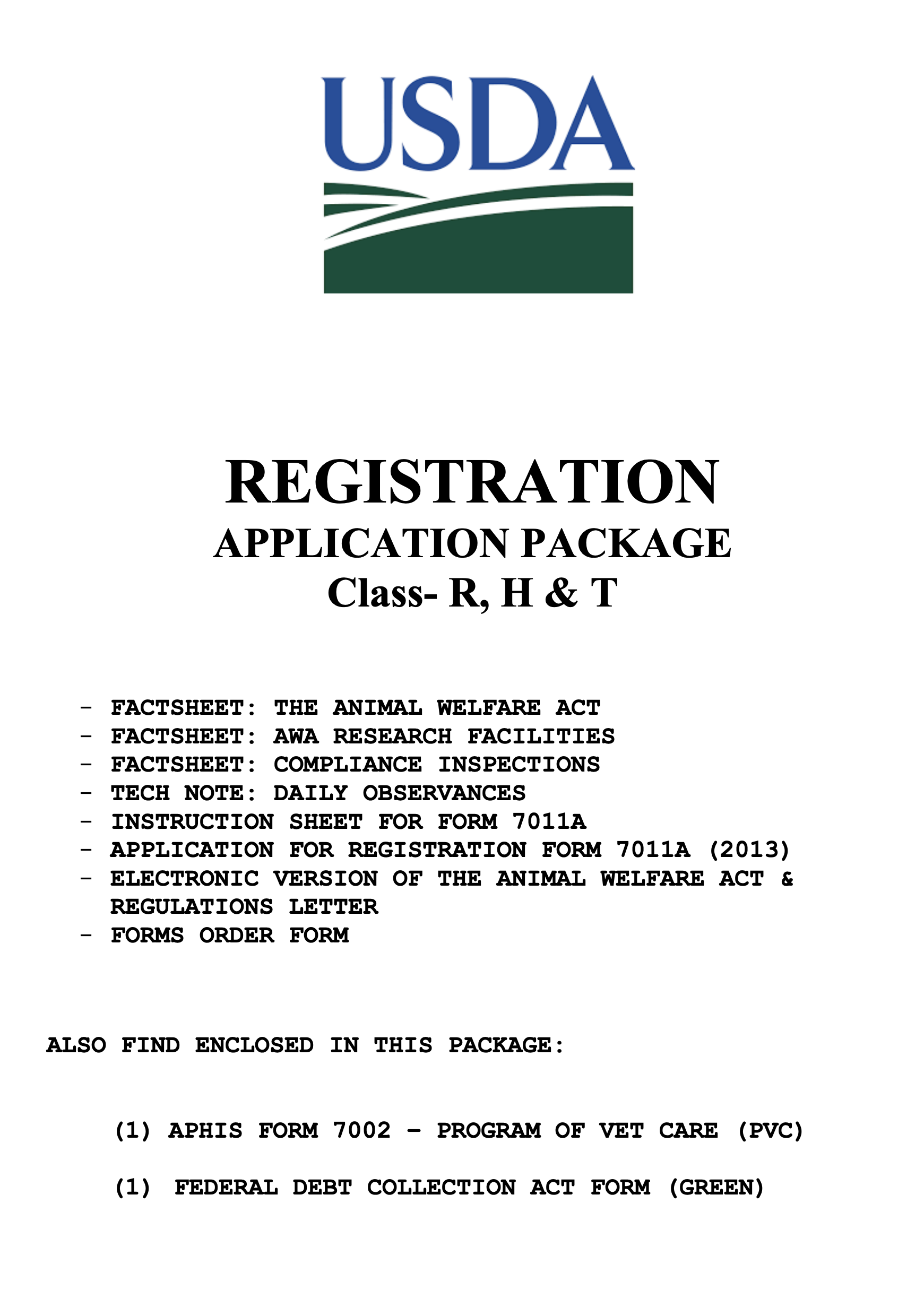 How To Register With The USDA